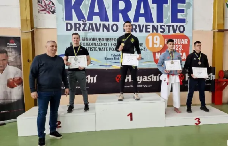 Tarik Salkić – seniorski prvak Bosne i Hercegovine u karateu : Radio Velkaton