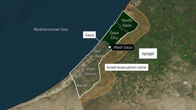 Izraelska vojska naredila evakuaciju sjevernog i južnog dijela Gaze, od ...