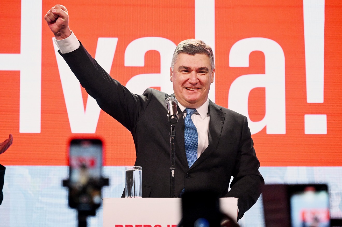 Na osnovu 100 odsto prebrojanih glasova, Milanović dobio 74,69 odsto ...