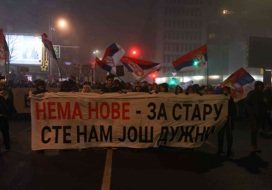 Studenti u Beogradu i Novom Sadu 2025. godinu dočekali u potpunoj ...